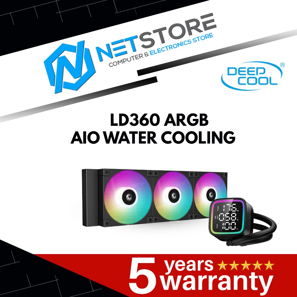 Deepcool LD360 ARGB AIO Water Cooling - R-LD360-BKMSN-G-1 | Shopee Malaysia