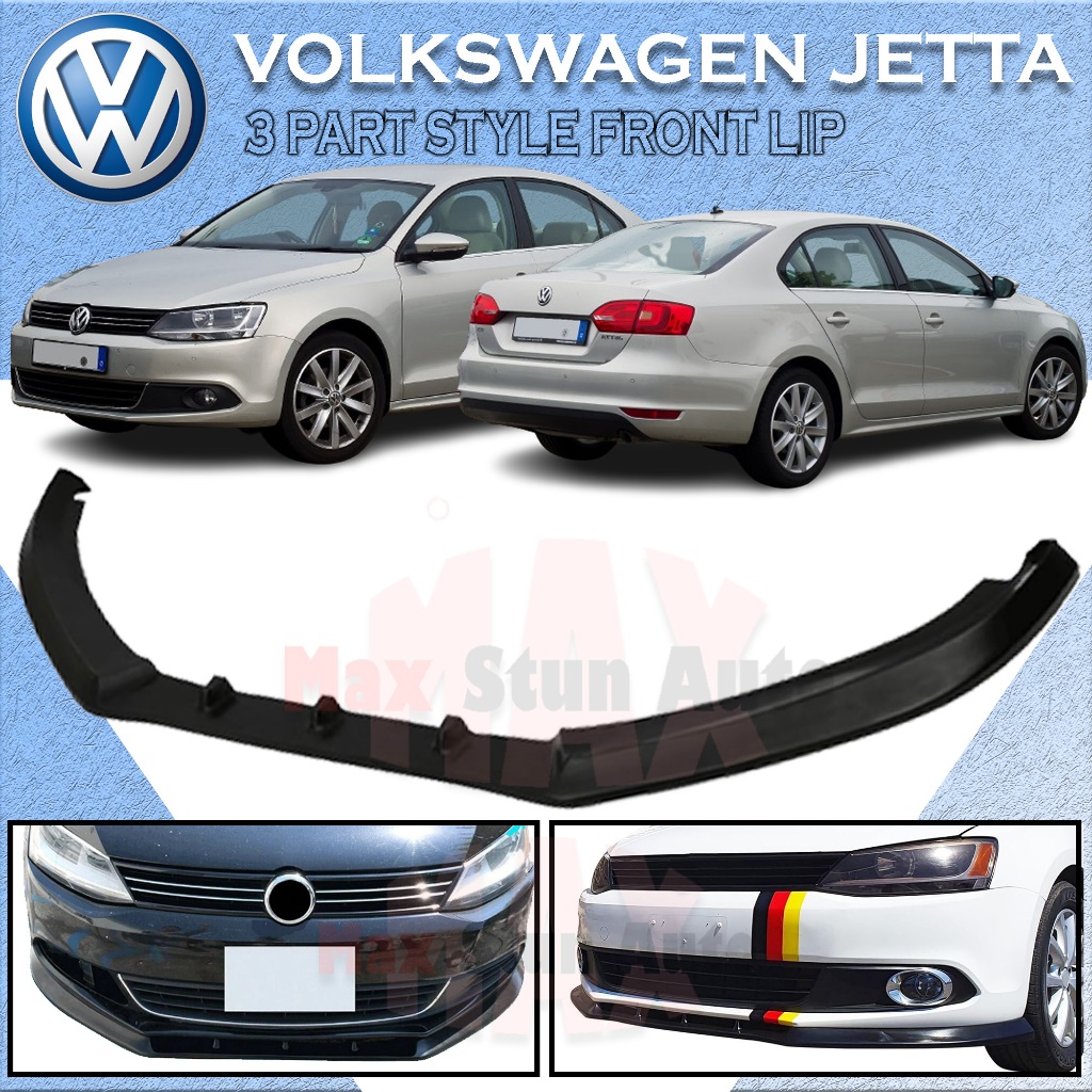 VOLKSWAGEN JETTA 2011-2014 PART STYLE FRONT LIP FRONT BUMPER LIP BUMPER ...