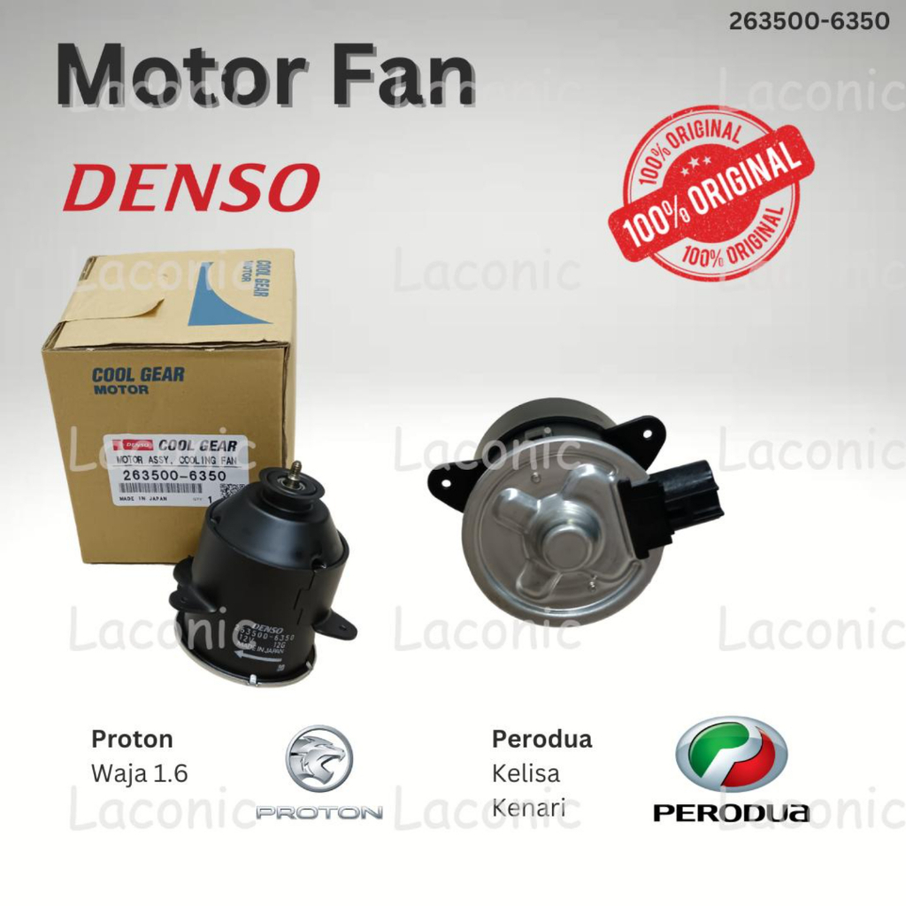 Denso Condenser Fan Motor Proton Waja / Perodua Kelisa / Perodua Kenari ...
