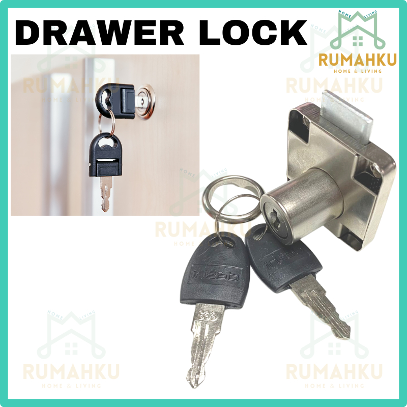 RMK Drawer Lock High Quality Cabinet SquareLock With Key Home Office ...
