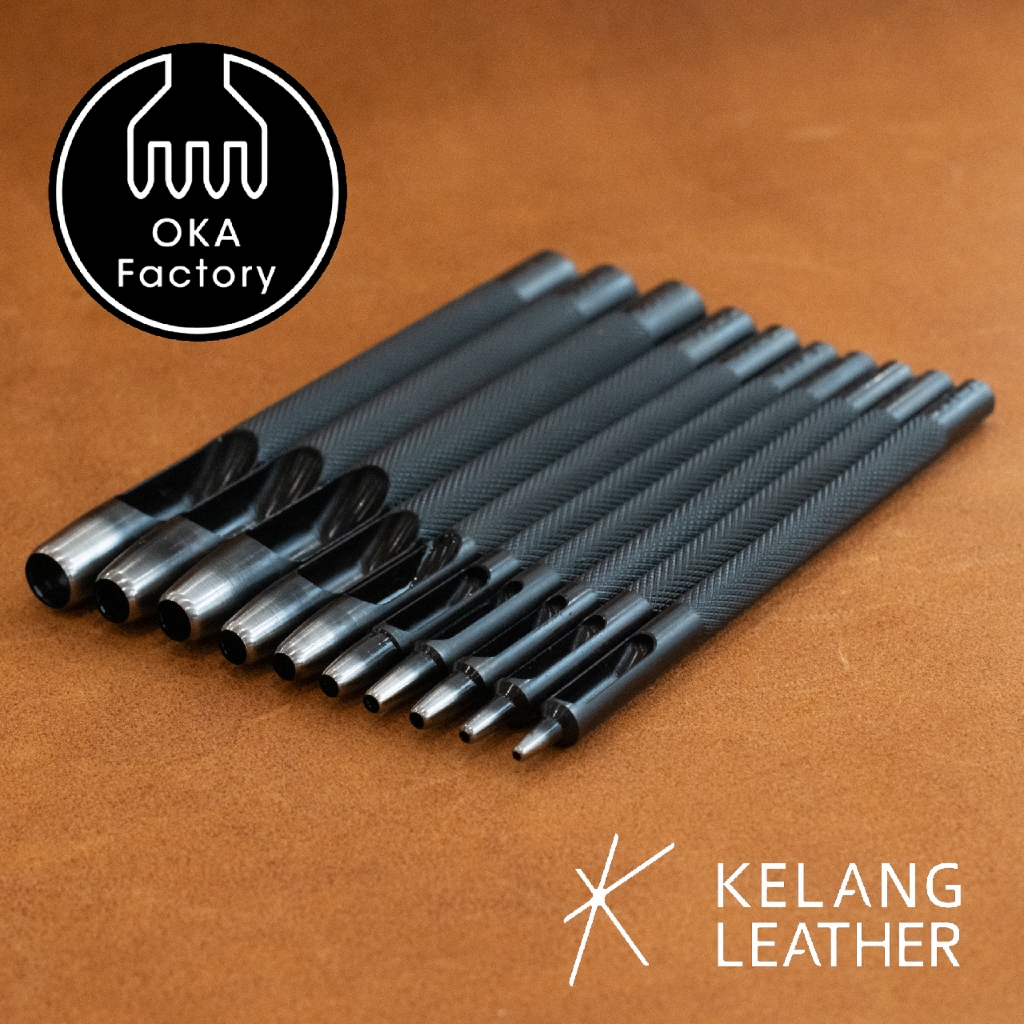 OKA Steel Round Hole Drive Punches; 1.2 - 7.5mm. Penebuk Made in Japan ...