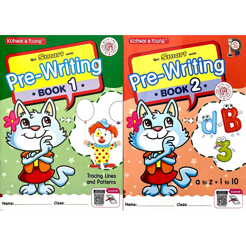 Kohwai & Young - Get Smart with Pre-Writing KSPK book 1-2 | Shopee Malaysia