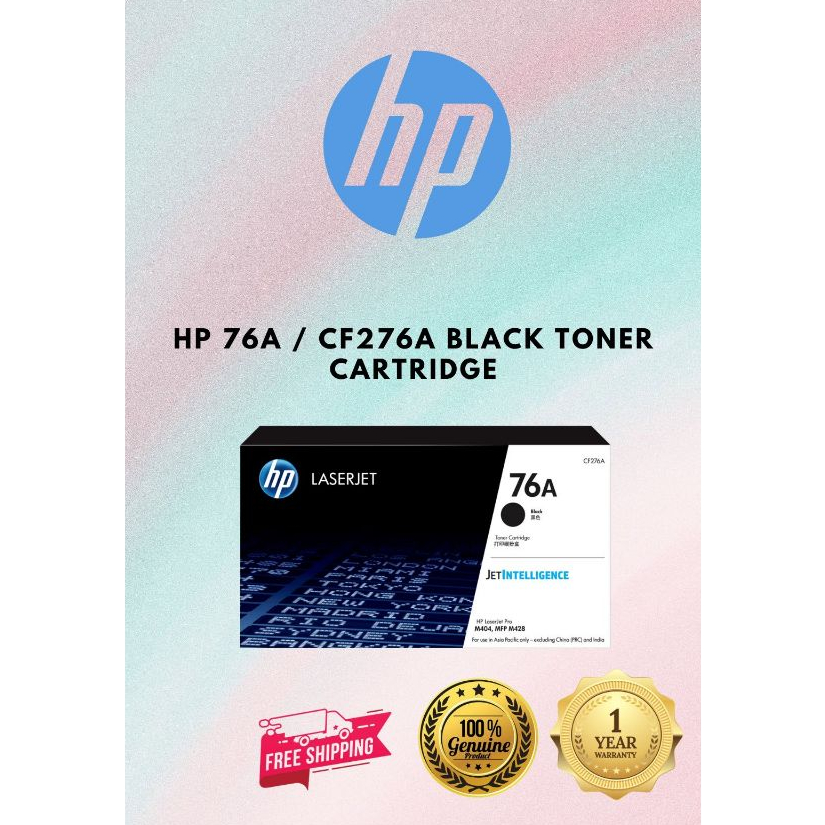 HP CF276A / 76A BLACK ORIGINAL LASERJET TONER CARTRIDGE | Shopee Malaysia