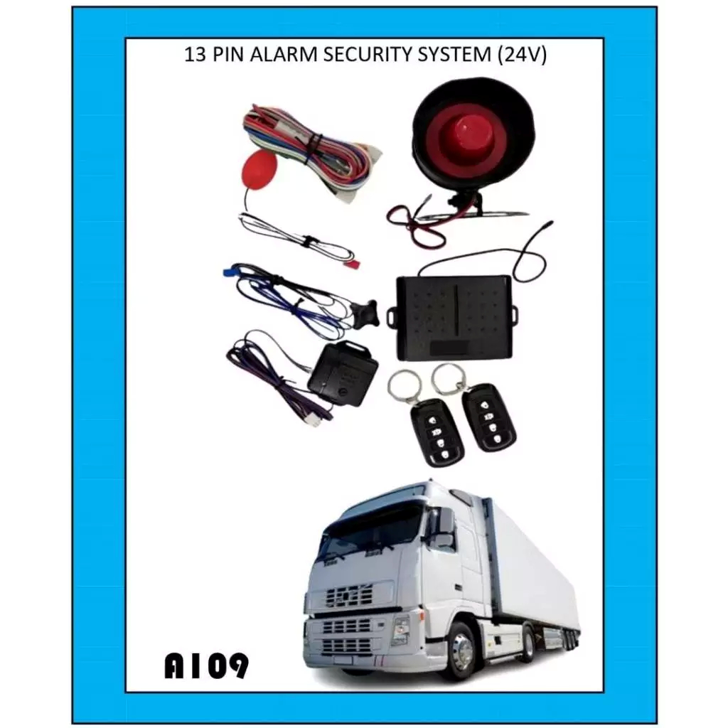 13PIN ALARM SECURITY SYSTEM (24V) | Shopee Malaysia