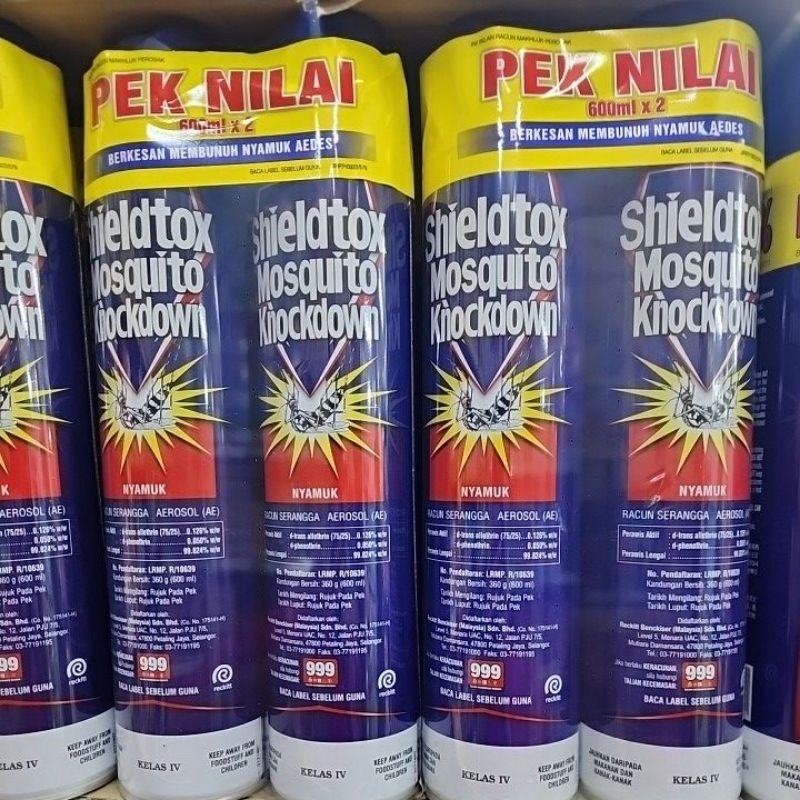 SHIELDTOX MOSQUITO 600ML×2(TWIN PACK) | Shopee Malaysia
