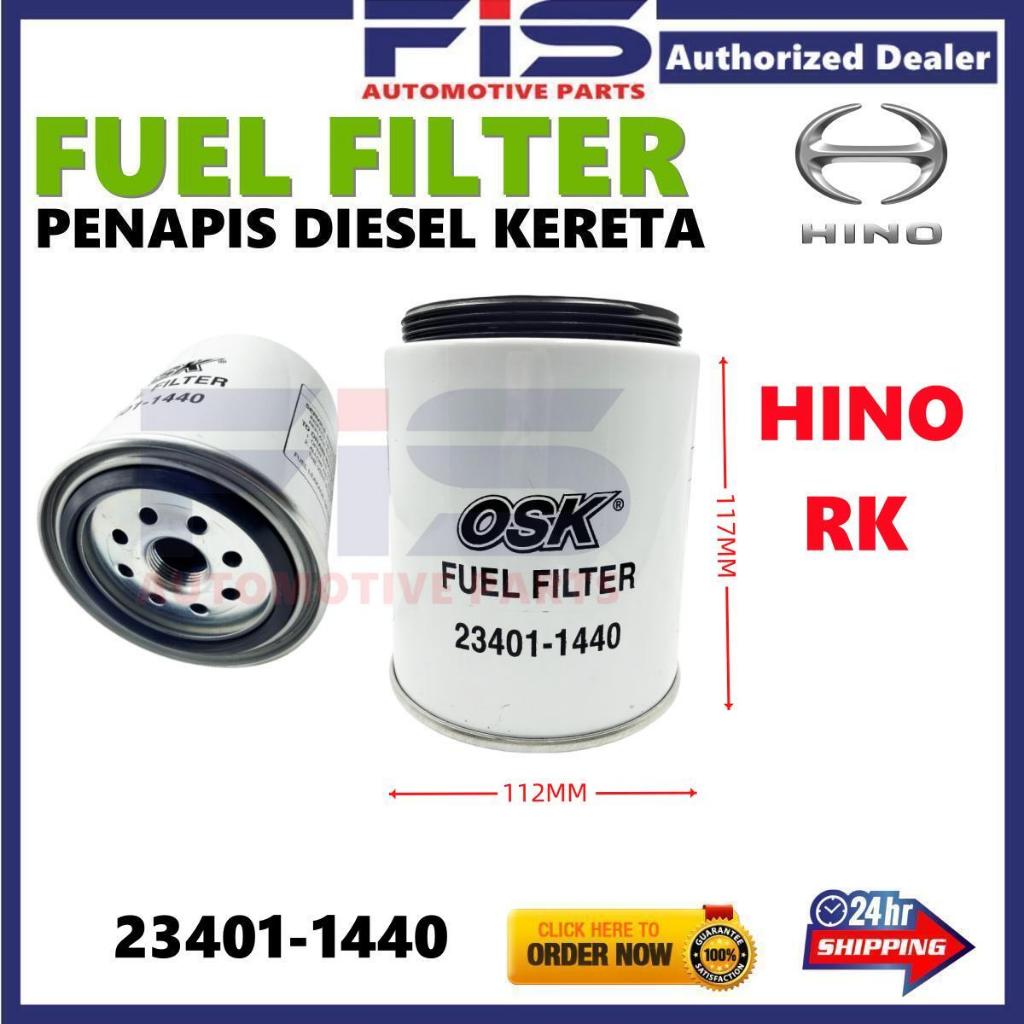 FIS Fuel Filter Hino RK F-2249 23401-1440 Penapis Diesel Lori Lorry ...
