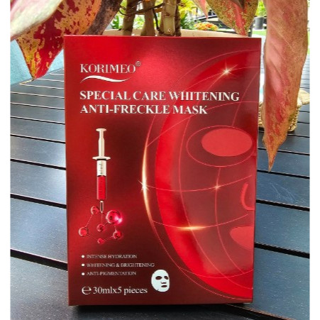 Korimeo 30mlx5pcs Special Care Whitening Anti-Freckle Mask Brightening ...