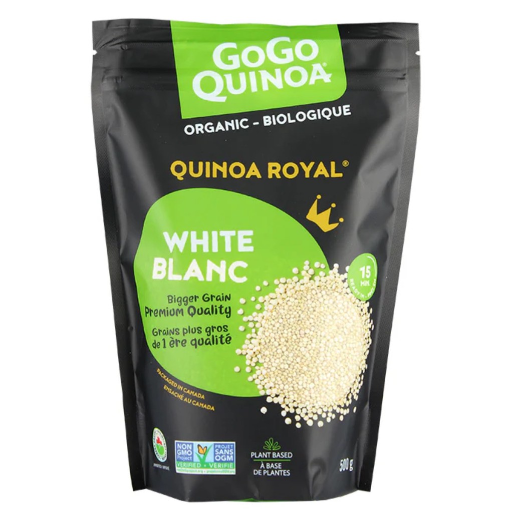 GoGo Quinoa Organic White Blanc Grain Quinoa, With Fluffier Texture ...