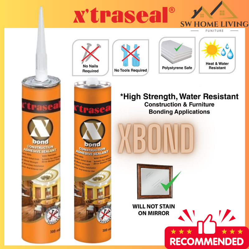 X'traseal X'bond Construction Adhesive Sealant 320g | Shopee Malaysia