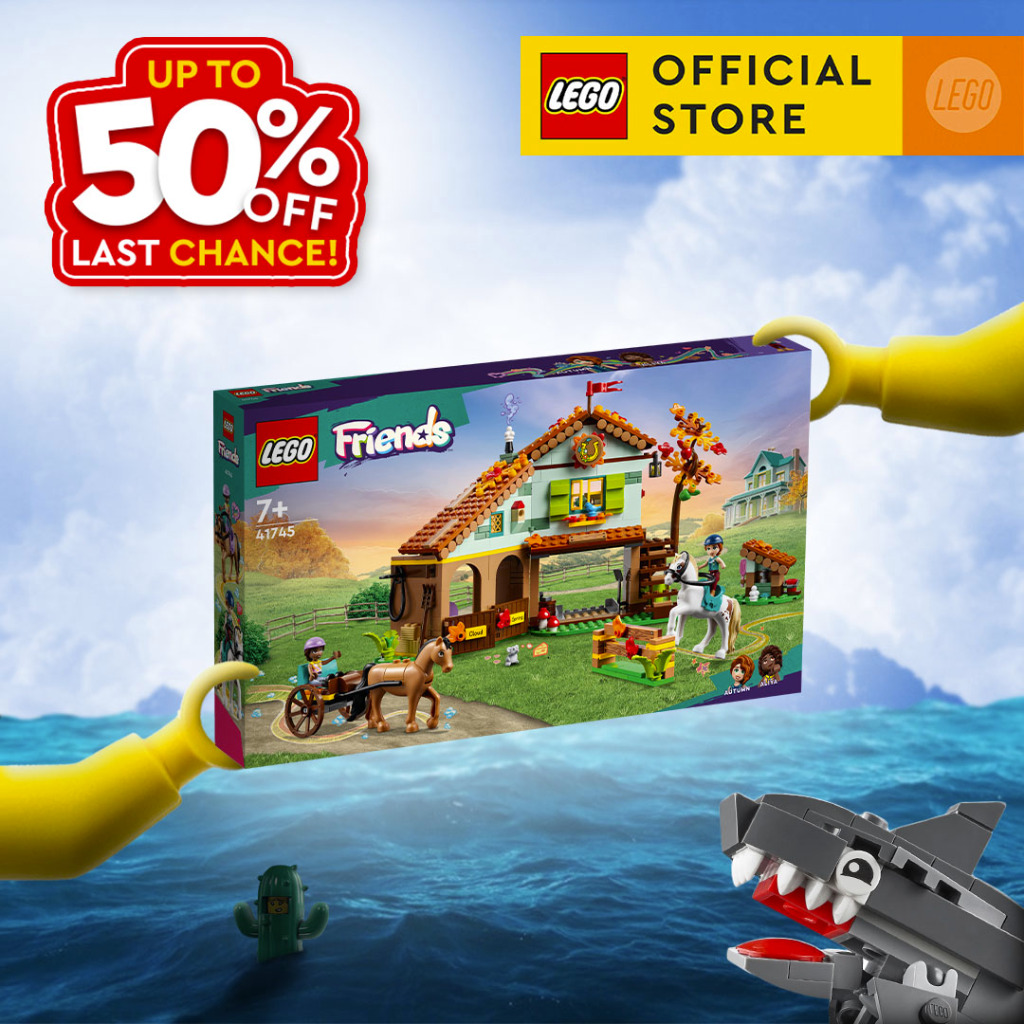 LEGO Friends 41745 Autumn’s Horse Stable Building Toy Set (545 Pieces ...