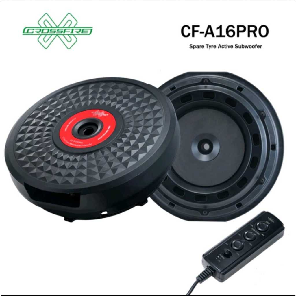CROSSFIRE CF-A16PRO 11inch Spare Tyre Active Subwoofer | Shopee Malaysia