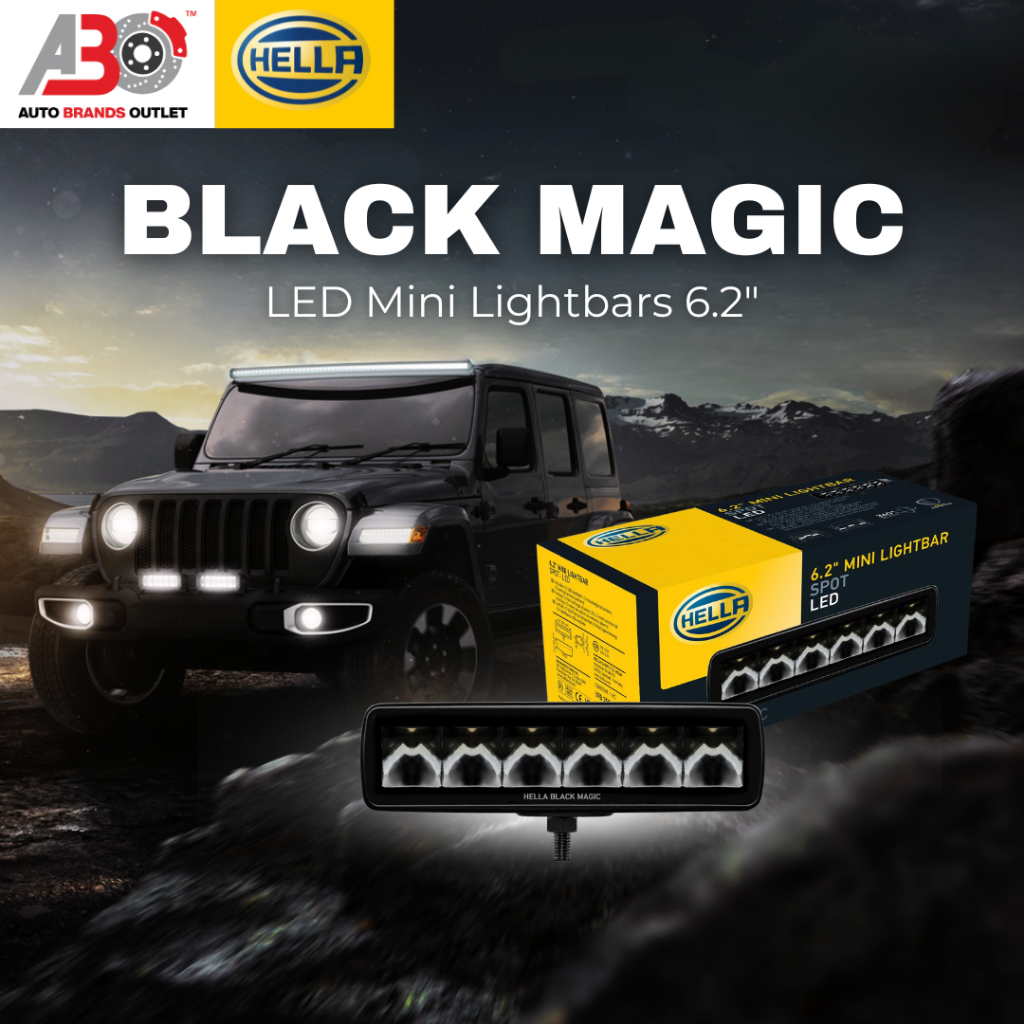 HELLA Black Magic LED Mini Lightbars (6.2") | Shopee Malaysia