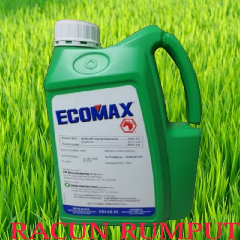 ECOMAX Glyphosate 41,% Weed Killer Herbicide (racun rumpai / racuan ...