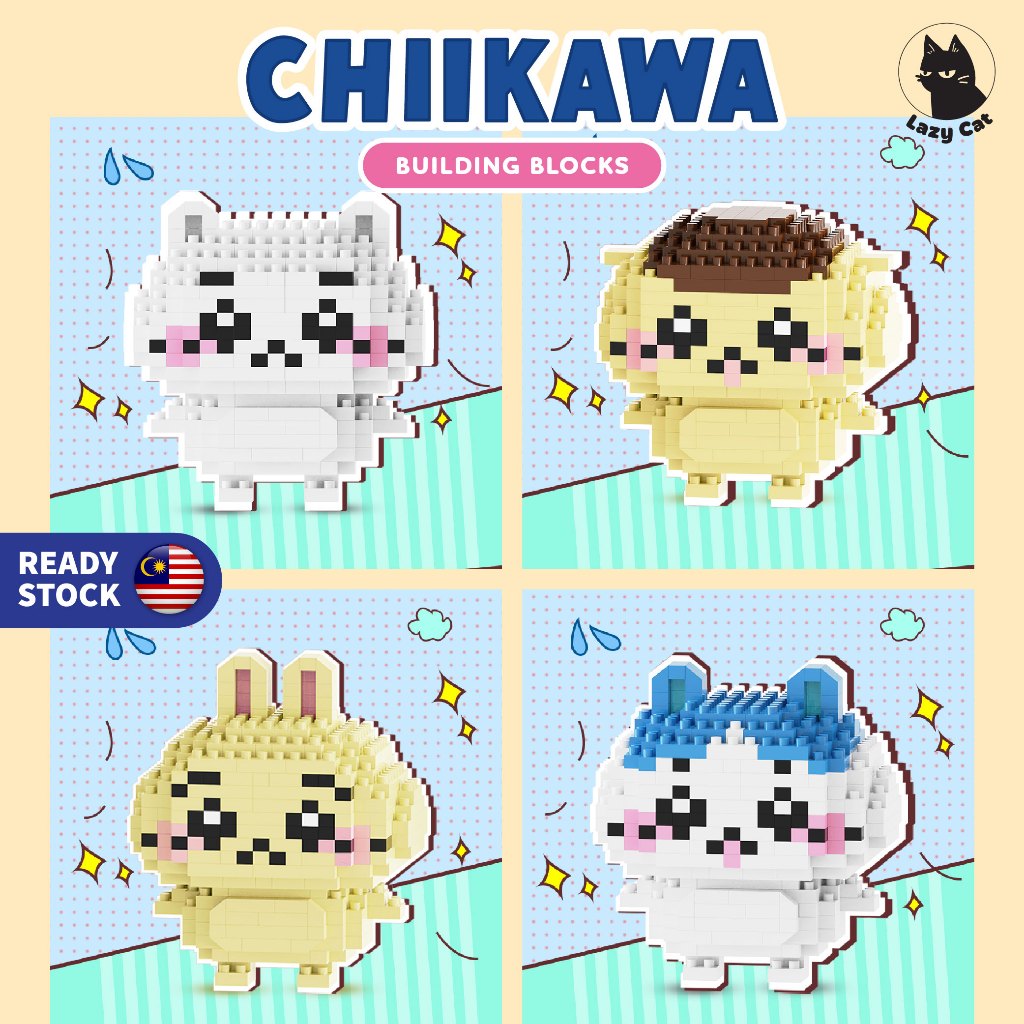 Mini Cute Cartoon Bricks Cheekawa Building Block Usagi Kid Toys ...