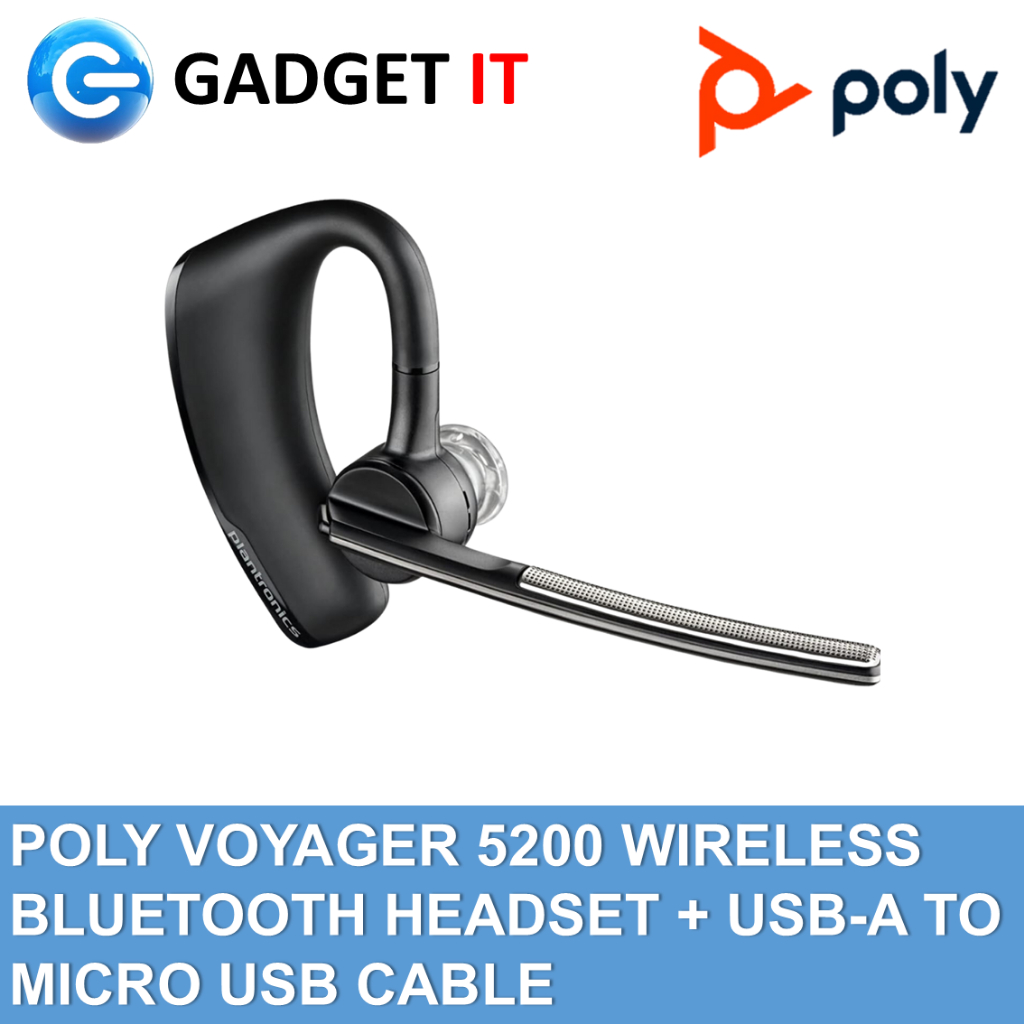 POLY VOYAGER LEGEND WIRELESS HEADSET- SINGLE-EAR BLUETOOTH W/NOISE ...