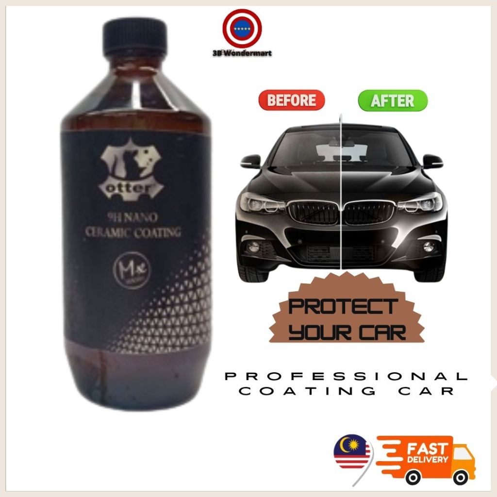 Otter Ultimate Nano Ceramic Coating 500ml Car Protection Weather ...