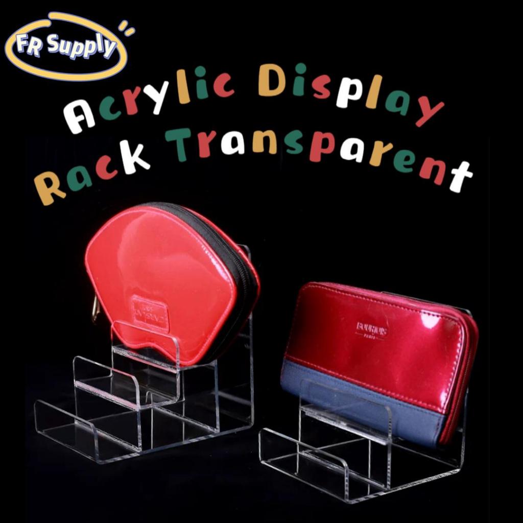 Acrylic Bar Chirp Display Rack Desktop Transparent Standing/ Storage ...