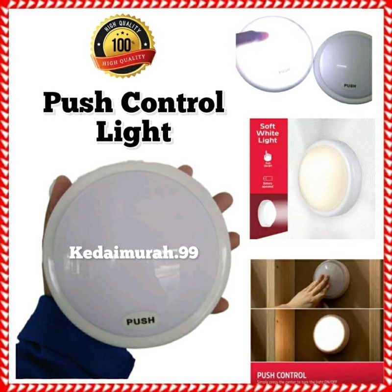 Round Push Lamp(Big)AA batery used/Lampu Kecemesan/Led Lampu Hiasan ...