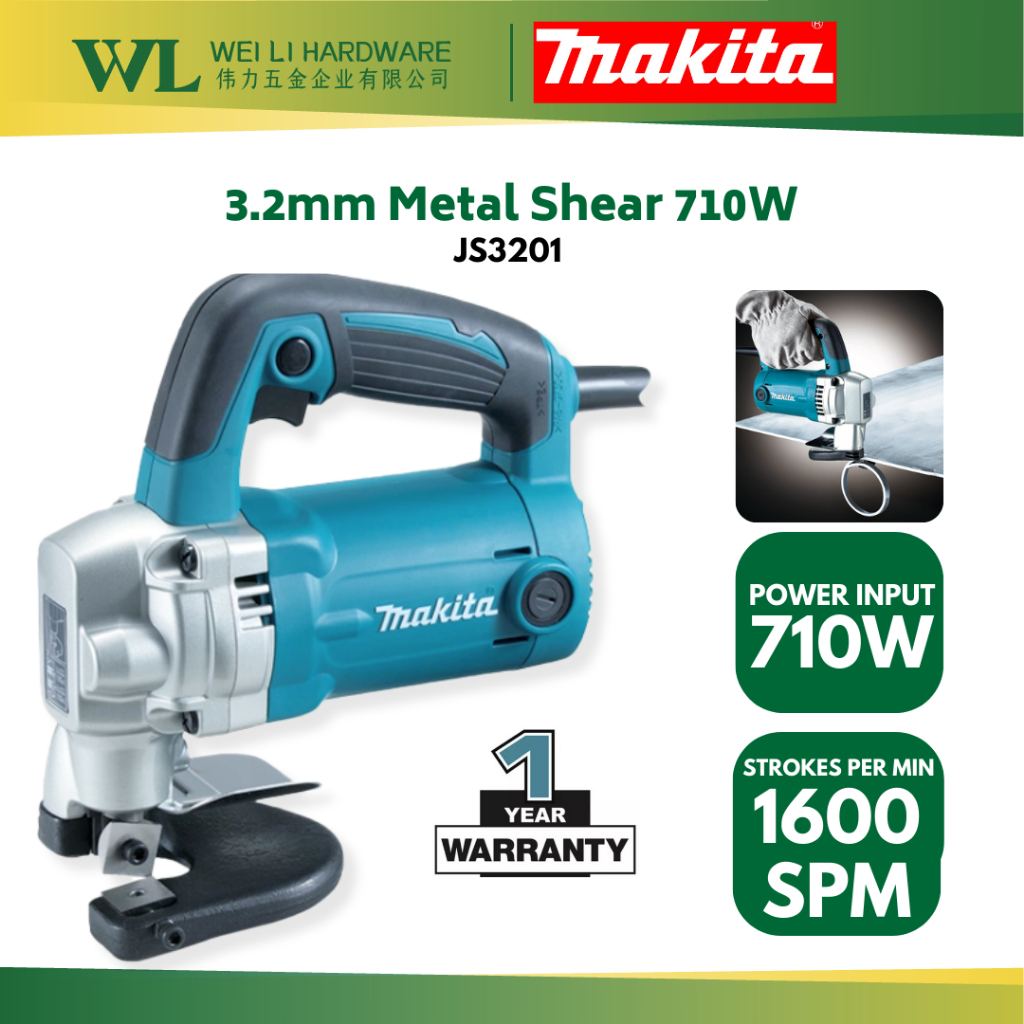 MAKITA Original JS3201 3.2mm Metal Shear 710W (1Year Warranty)/ Metal Cutter Makita | Shopee ...