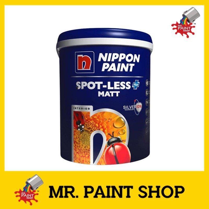 15L NIPPON SPOTLESS PLUS MATT - 1001 | Shopee Malaysia