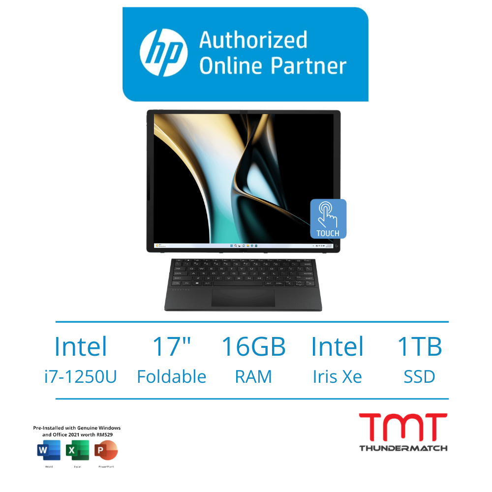 HP Spectre Foldable 17-cs0003TU 2 in 1 Laptop | i7-1250U | 16GB RAM 1TB ...