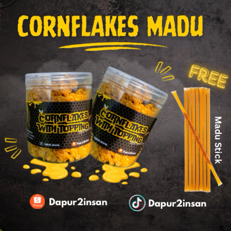 Cornflakes Madu With Topping 400 ML 🍯🐝 | Shopee Malaysia