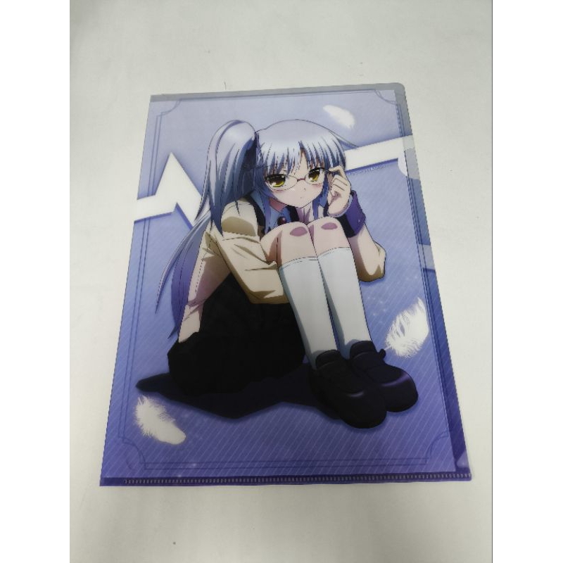 [Anime L-Shaped File] A4 size plastic file Angel Beats original clear ...