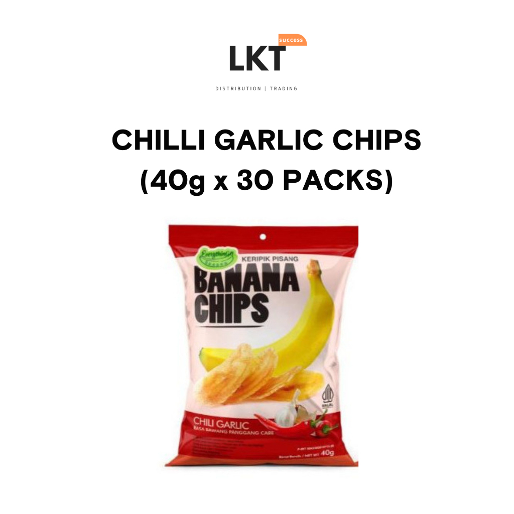 Everything Banana Chips Chili Garlic (40g x 30 packets) | Shopee Malaysia