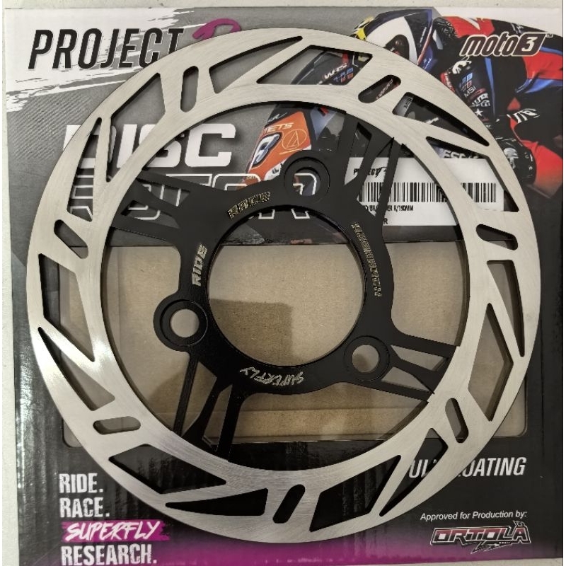 SUPERFLY SUZUKI BELANG 150 RIADER 150 190MM BRAKE REAR DISC PLATE 3 ...