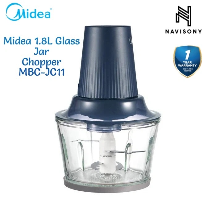 Midea 1.8L Glass Jar Chopper MBC-JC11 | Shopee Malaysia