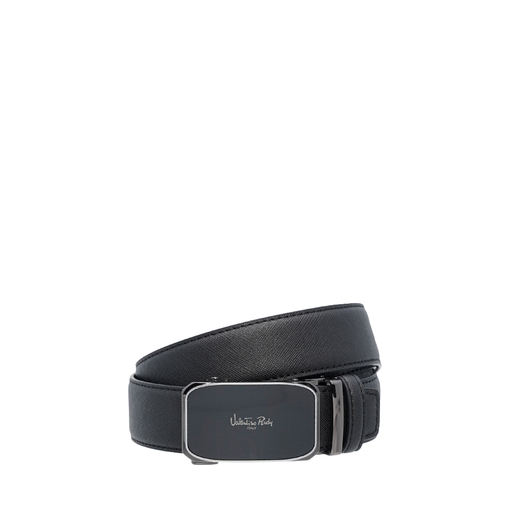 "Valentino Rudy Italy Men's 35mm Split Leather Auto Buckle Belt 0463007 ...
