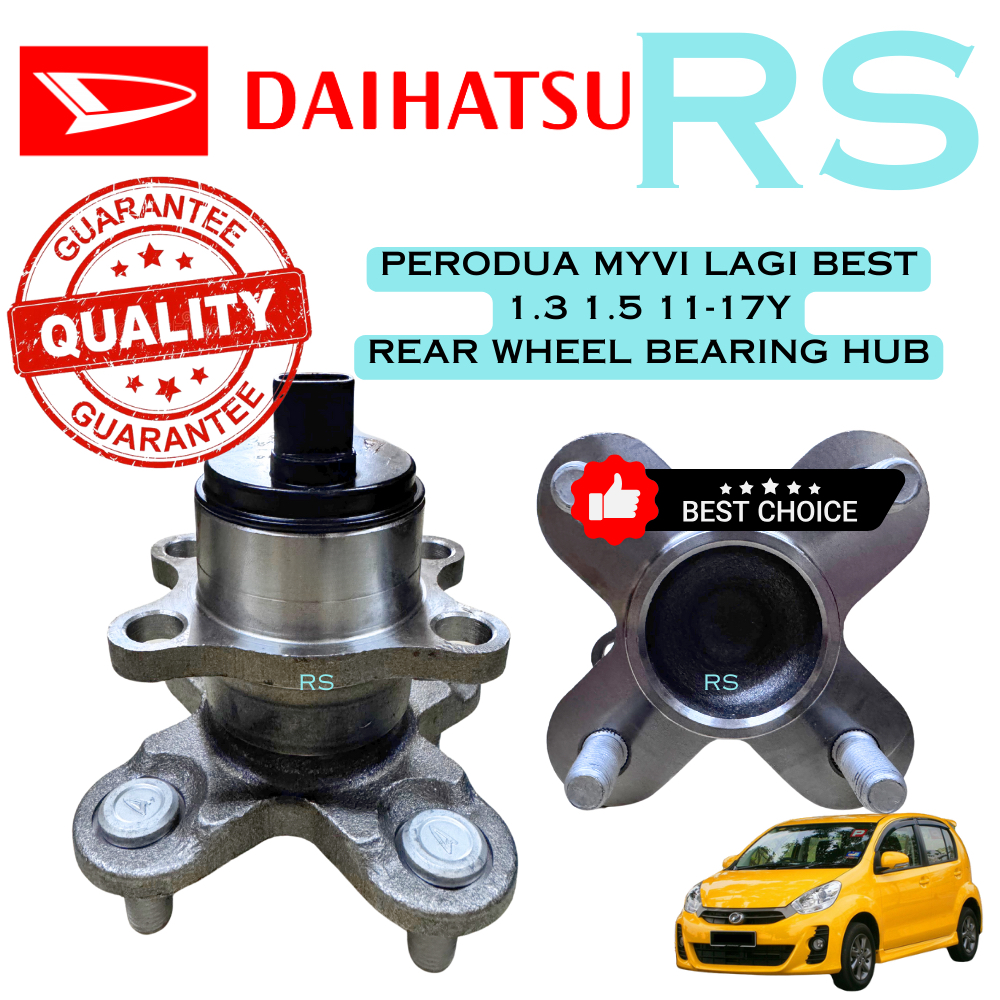 Perodua Myvi Lagi Best 1.3 1.5 Rear Wheel Bearing Hub | Shopee Malaysia