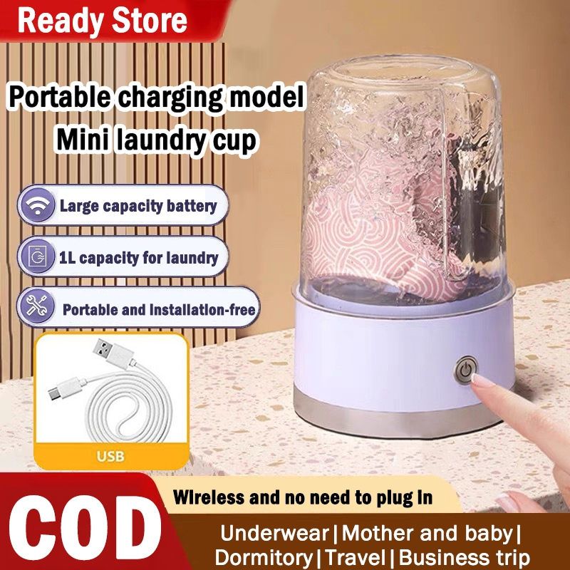 Portable Underwear Washing Cup Mini Washing Machine For Dormitory ...
