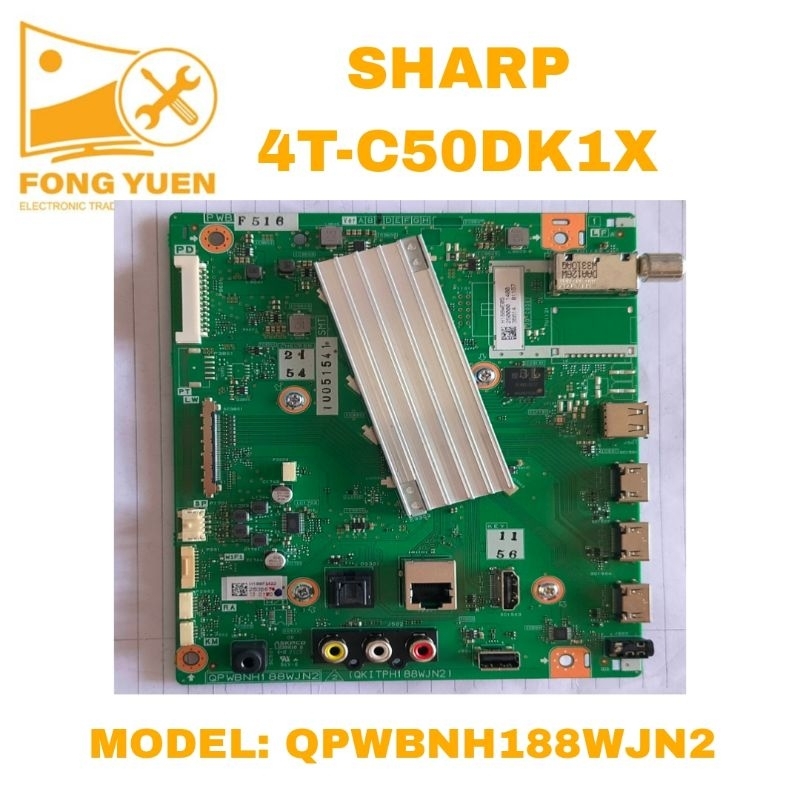 4T-C50DK1X SHARP 50" TV MAIN BOARD 4TC50DK1X | Shopee Malaysia