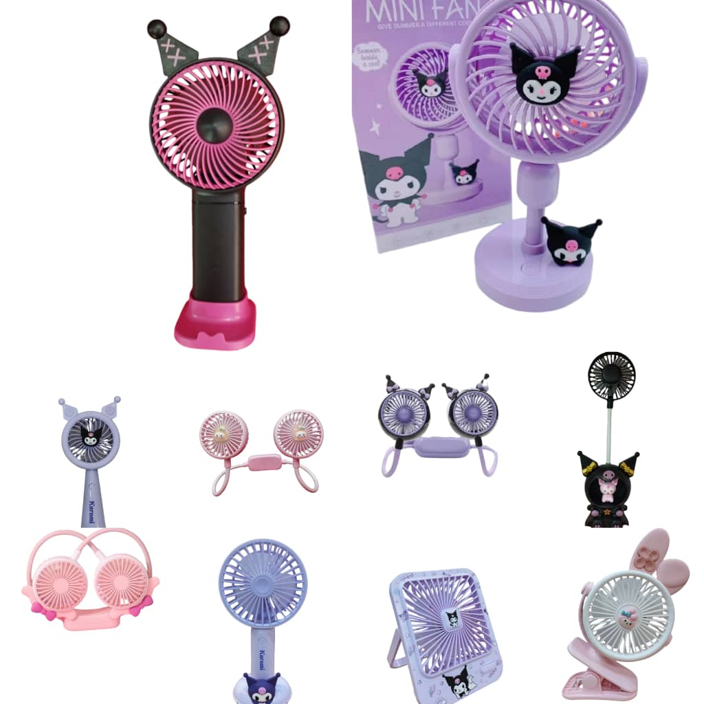 MINI FANS CARTOON CUTE KIPAS MINI PORTABLE | Shopee Malaysia