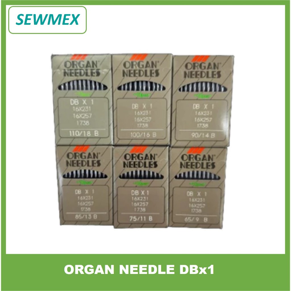 [ORIGINAL] DBX1 Jarum Mesin Jahit Lurus Industri/ Organ Needles Industrial Sewing Machine ...