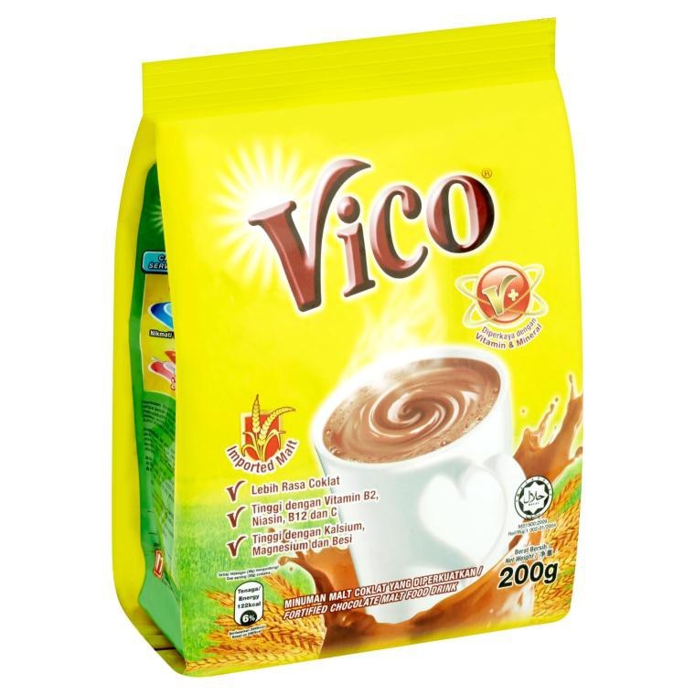 VICO Cocolate Malt Drink 200g/400g/800g/1.8KG | Shopee Malaysia