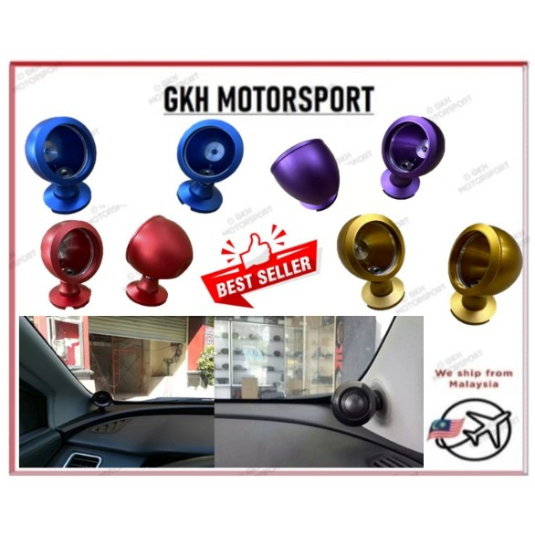 CAR UNIVERSAL TWEETER POD HOUSING STAND HOLDER 2" INCH INCI DASHBOARD ...
