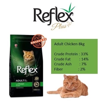 Reflex Adult Chicken 8KG | Shopee Malaysia