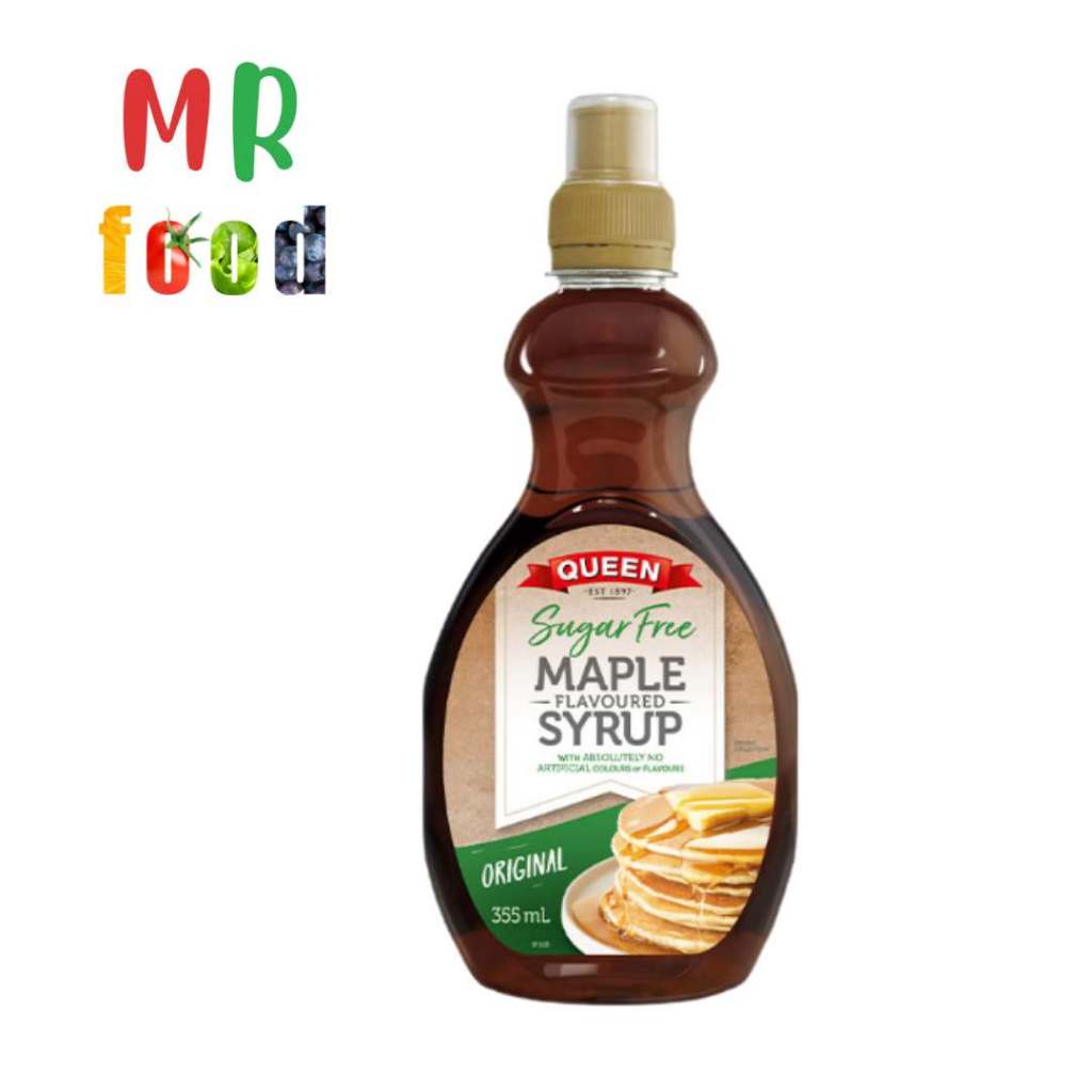 Queen Maple Syrup Pancake Sugar Free Pure Natural Flavour Waffles 355ml ...