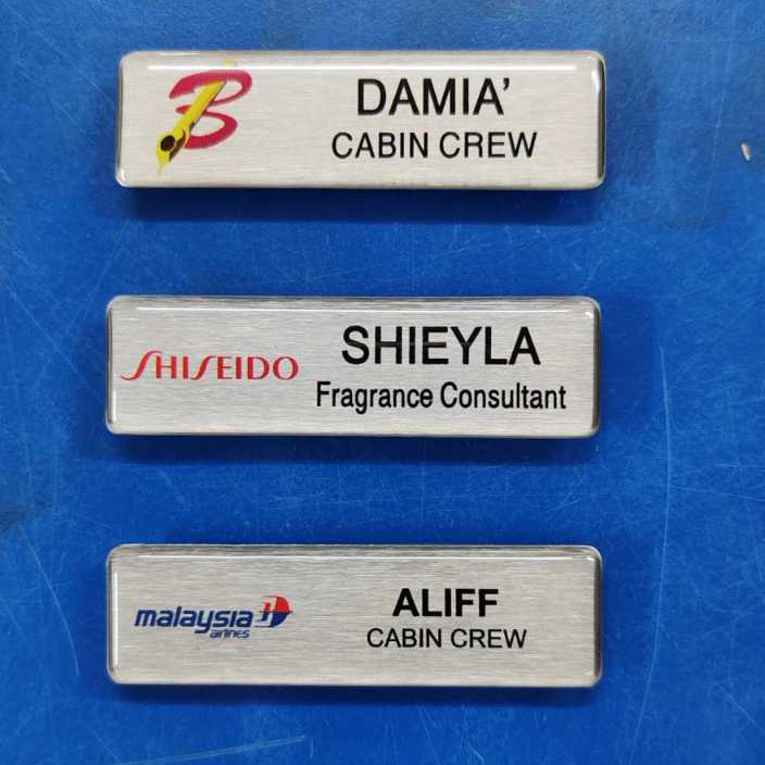 BATIK FLY NAME TAG SOLID STAINLESS STEEL QUALITY BATIK BATIK BATIK ...