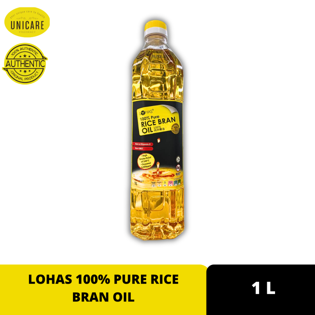 LOHAS 100% PURE RICE BRAN OIL 1 LITRE | Shopee Malaysia