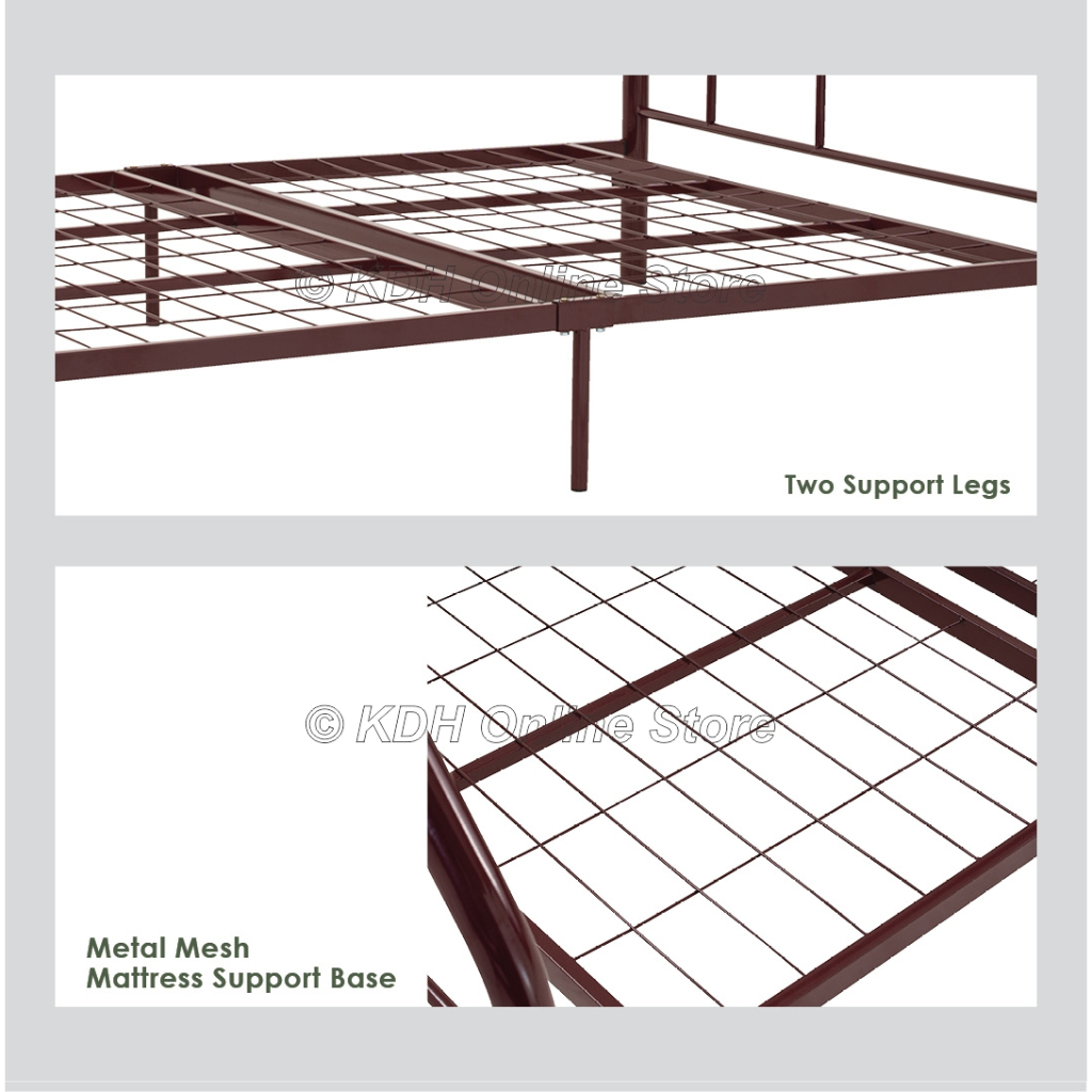 🔥 Besi Tebal 🔥Double Decker Steel Bed Frame Heavy Duty Steel Besi Bunk ...