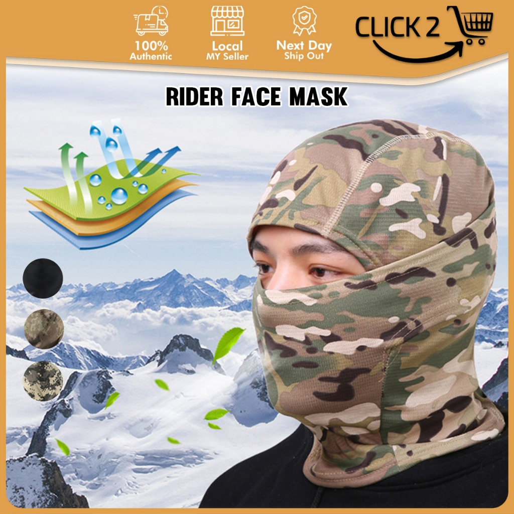[MY] Rider Ear Hang Mask / Cycling Full Face Mask / Outdoor Half ...