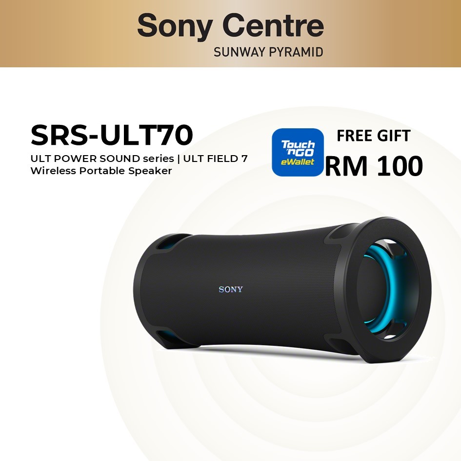SONY SRS-ULT70 | ULT POWER SOUND series | ULT FIELD 7 Wireless Portable ...