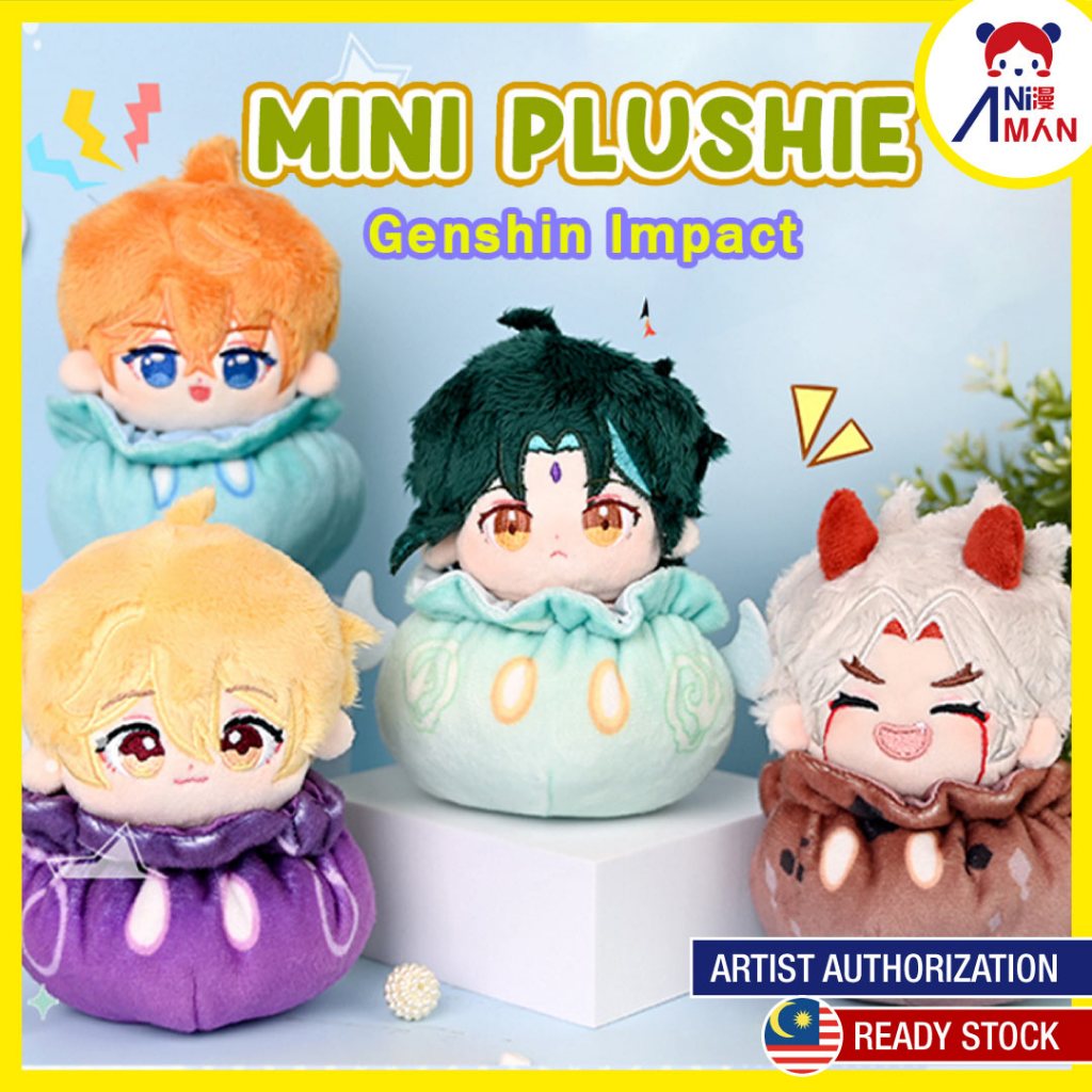 Geshin Impact 10cm Mini Plushie Full Characters Range 原神 海星体 公仔 ...