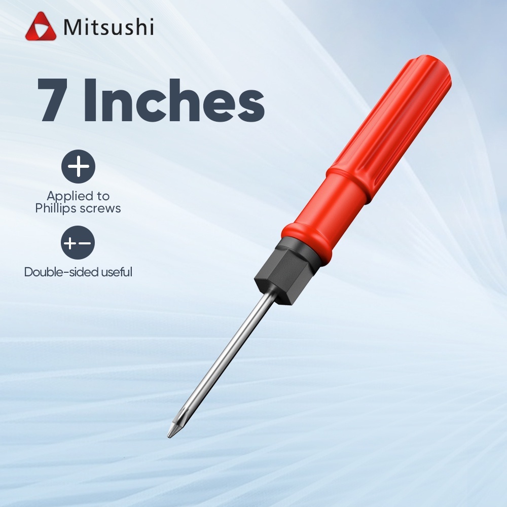 Mitsushi Phillips Screwdriver Cross Screwdriver 2 in 1 Dual Function ...