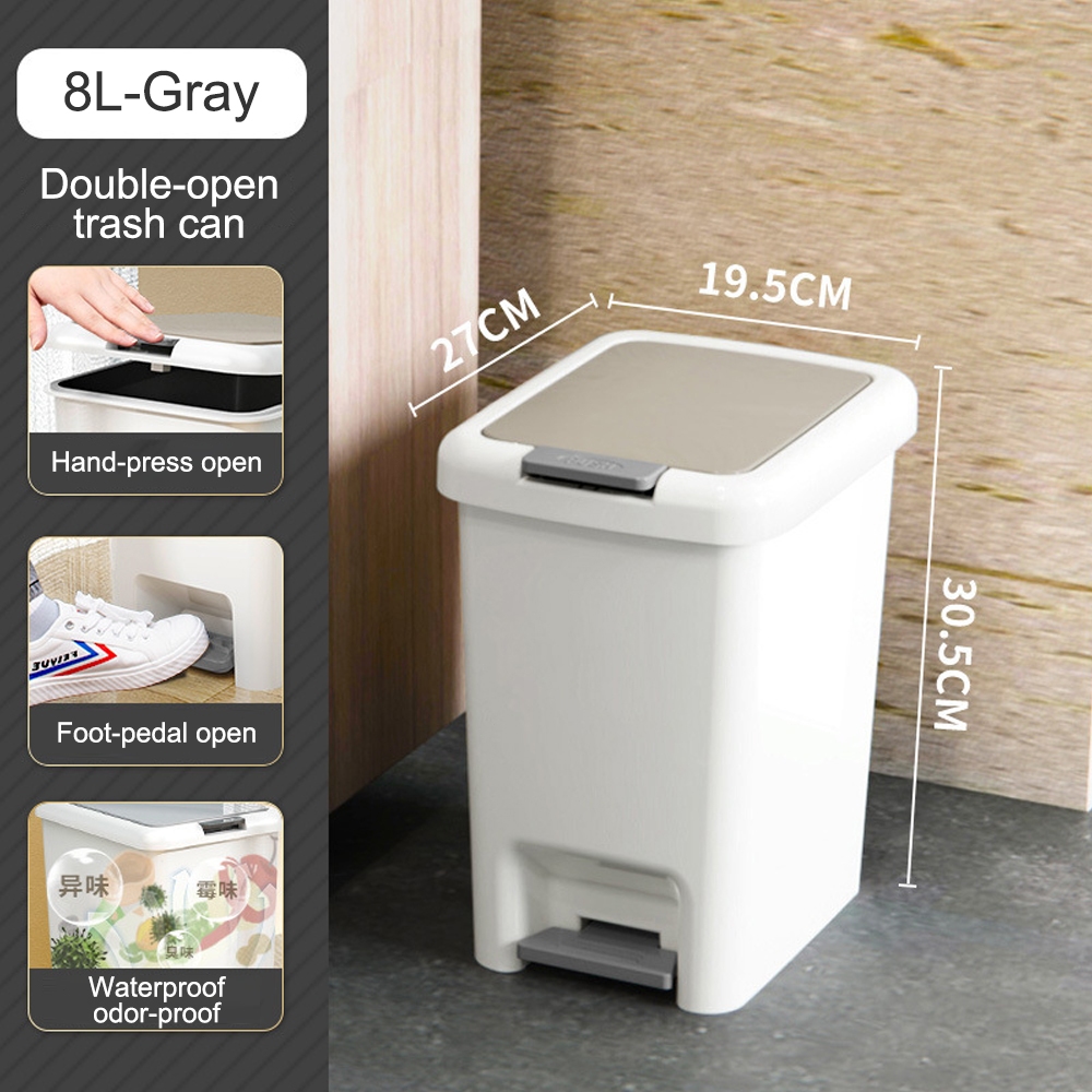 Gap toilet trash can Tong sampah pedal kaki Foot operated garbage ...