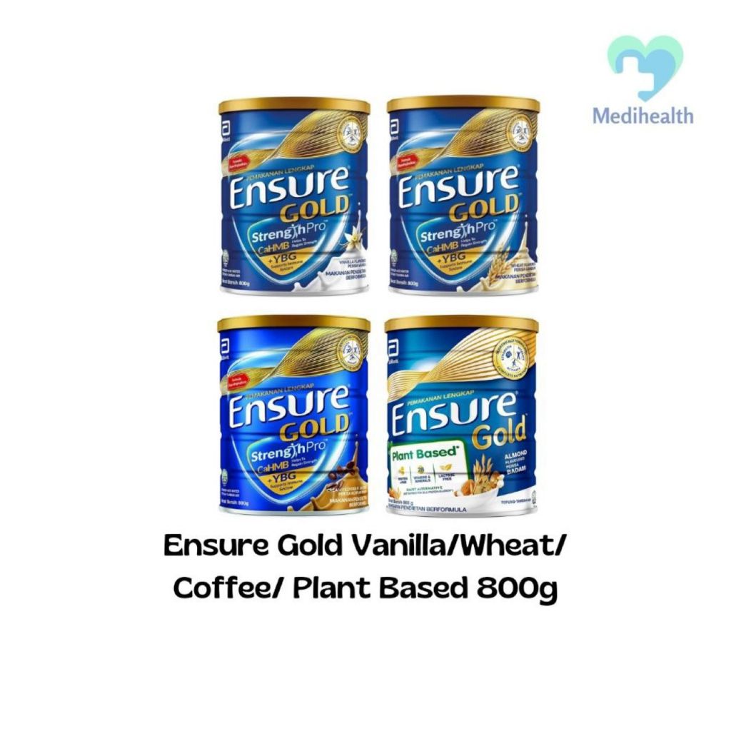 Abbott Ensure Gold Wheat / Vanilla / Coffee Flavored (850 g) | Shopee Malaysia