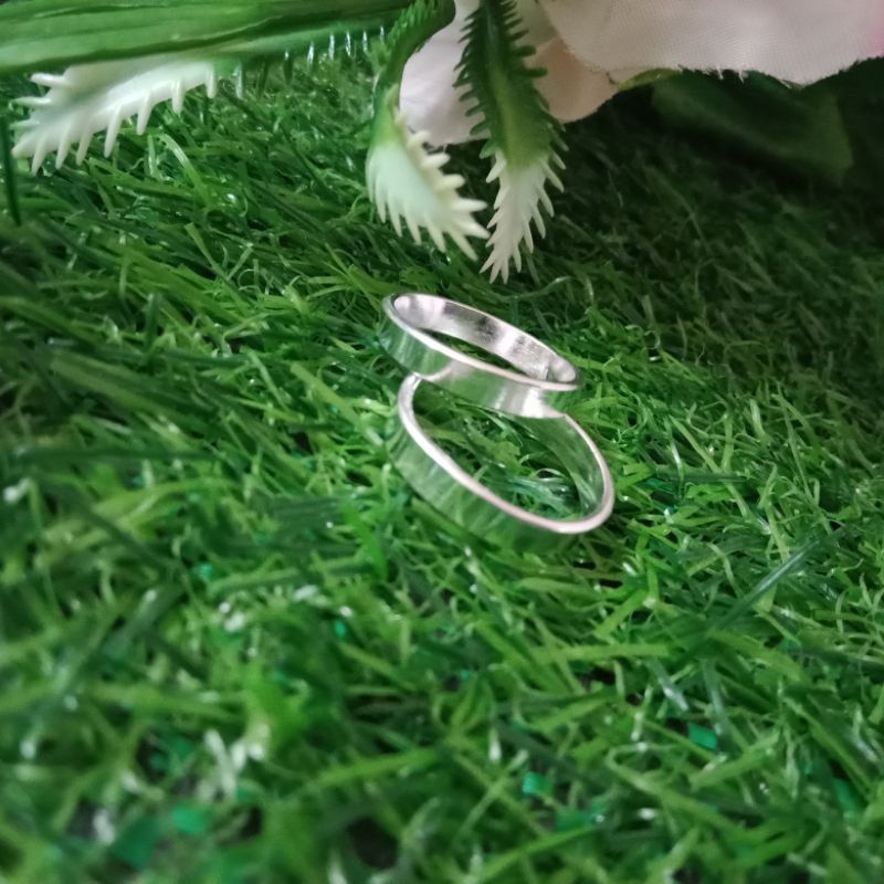 Mapillai minji (minji/ metti/toe ring) for men silver plated | Shopee ...